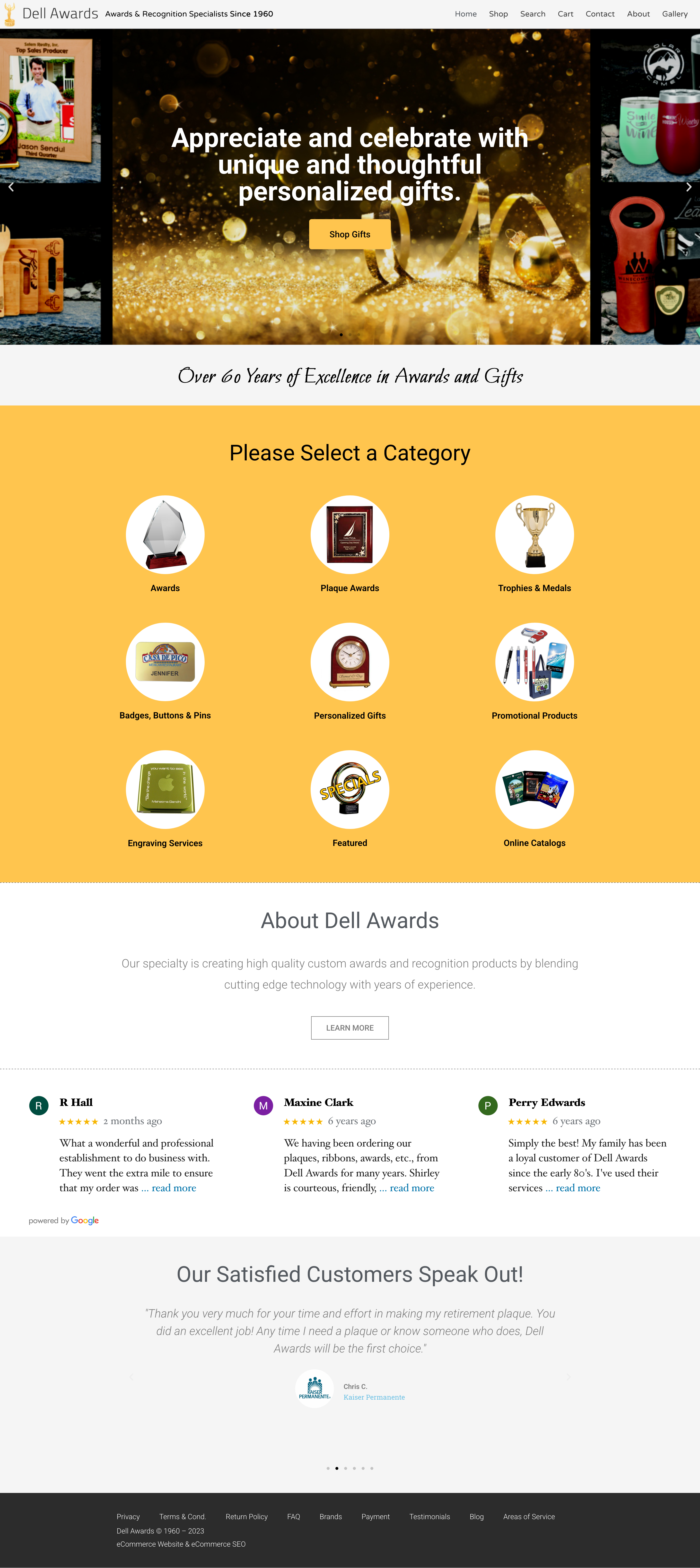 Dell Awards · WordPress & Drupal Ecommerce Web Design & SEO · Otter ...